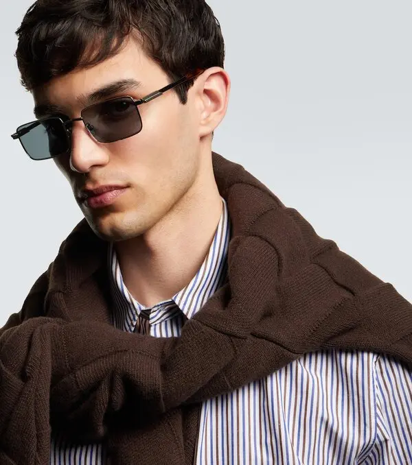 Bottega Veneta Rectangle Sunglasses