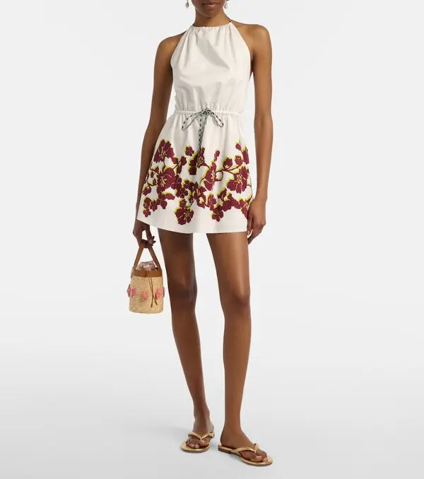 ALEMAIS Haze Floral Cotton Minidress