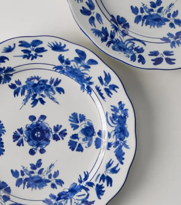 CABANA Gloria Set Of 2 Porcelain Dinner Plates