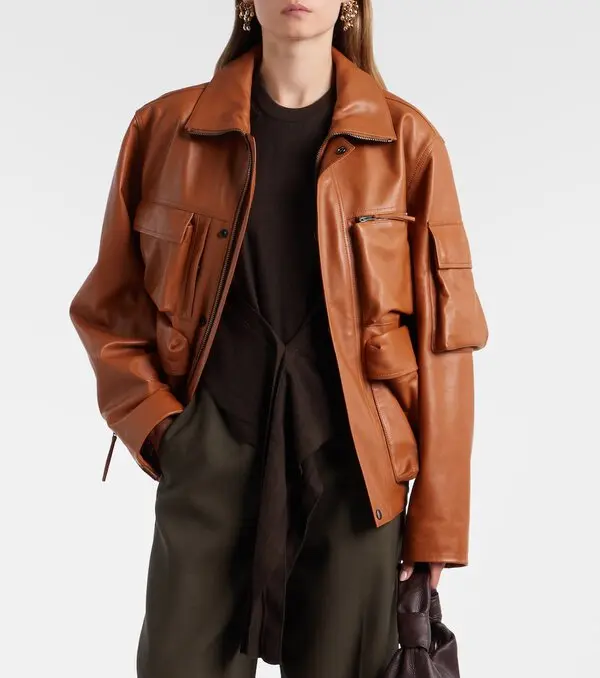 LEMAIRE Leather Blouson Jacket