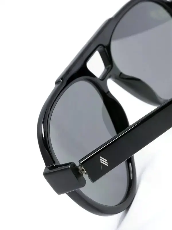 Linda Farrow X The Attico Jurgen Sunglasses - Black