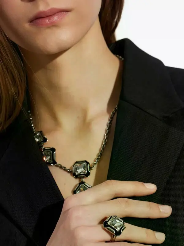 Givenchy Crystal-embellished Geometric Ring