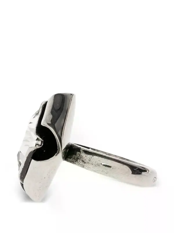 Givenchy Crystal-embellished Geometric Ring