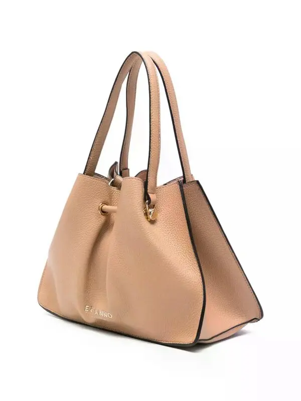 ERMANNO FIRENZE Grained Leather Tote Bag
