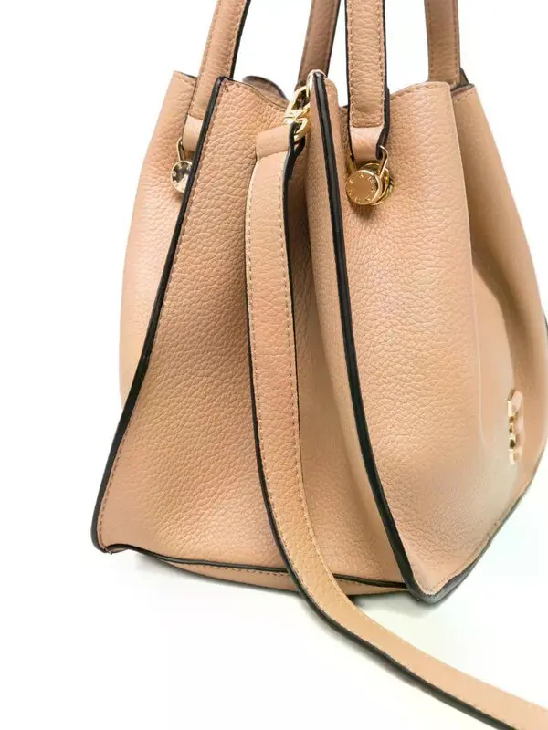 ERMANNO FIRENZE Grained Leather Tote Bag