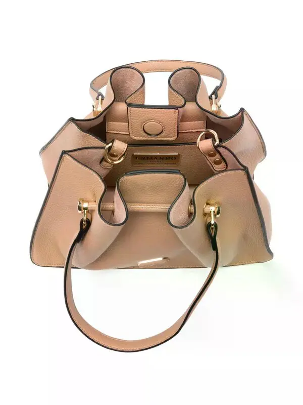 ERMANNO FIRENZE Grained Leather Tote Bag