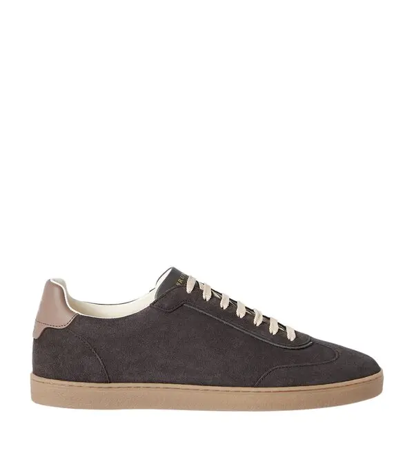 Brunello Cucinelli Suede Low-top Sneakers - Brown