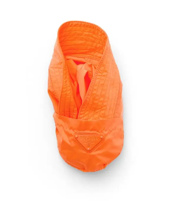 Prada Foldable Bucket Hat - Orange