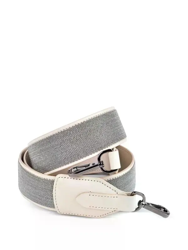 Brunello Cucinelli Leather-trim Shoulder Strap