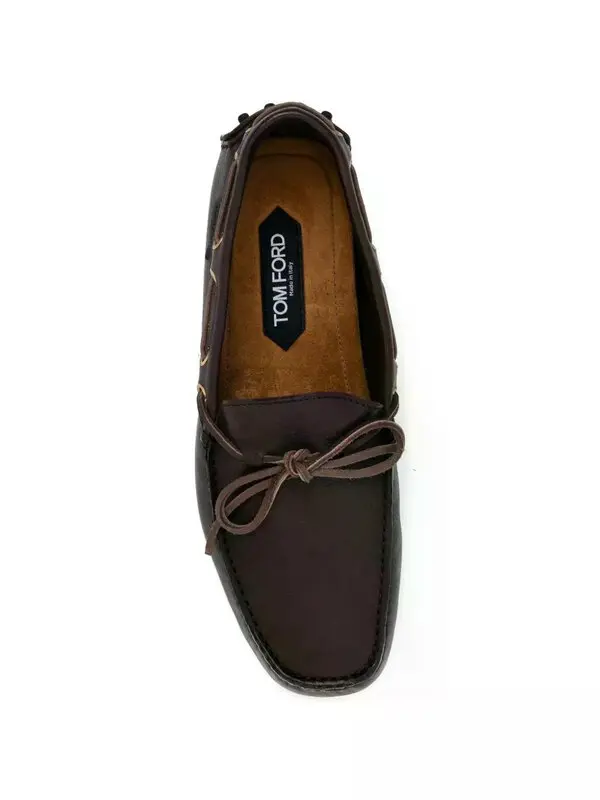 TOM FORD Robin Boat Shoes - Brown