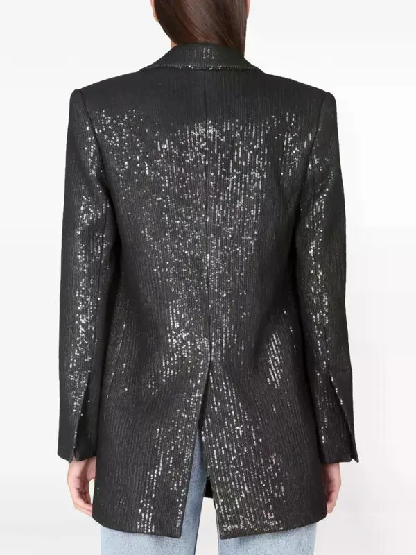 THE MANNEI Embellished Single-breasted Coat