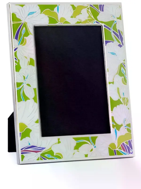 Shanghai Tang Floral-print Photo Frame - Green
