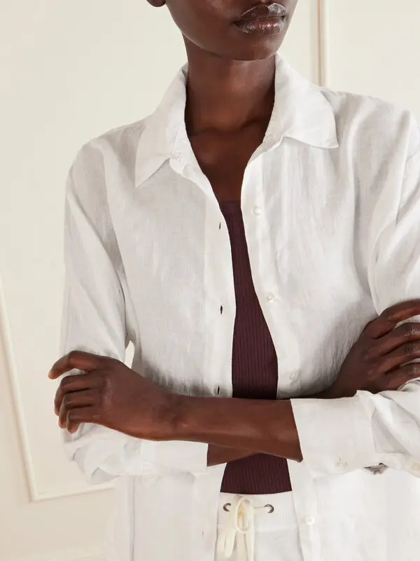 JAMES PERSE Linen-canvas Shirt