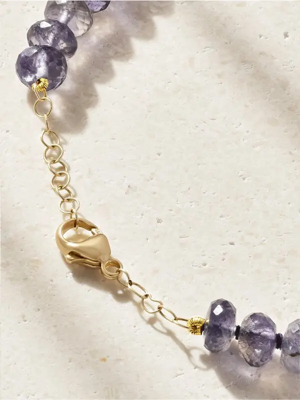 Jia Jia 14 Karat Gold Iolite Necklace