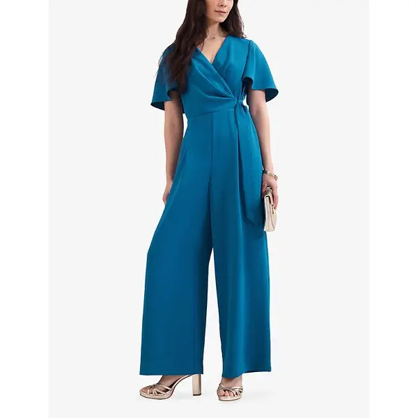 PHASE EIGHT Julissa Wide-leg Woven Jumpsuit