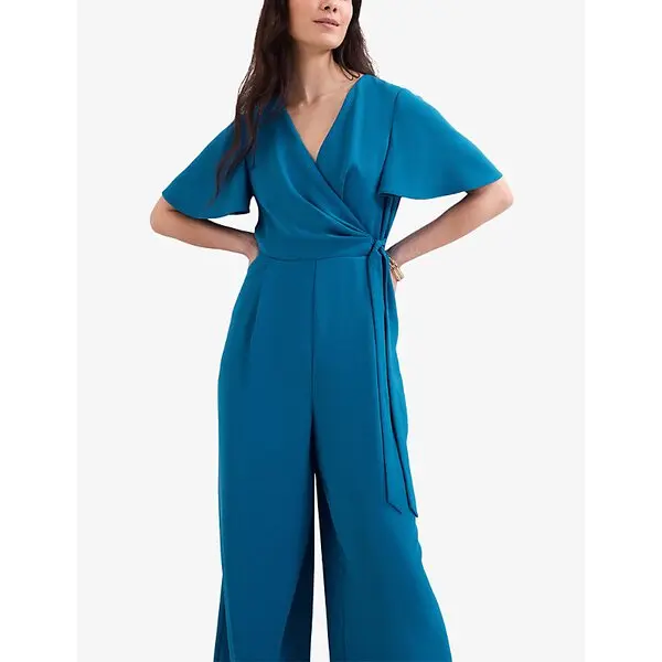 PHASE EIGHT Julissa Wide-leg Woven Jumpsuit