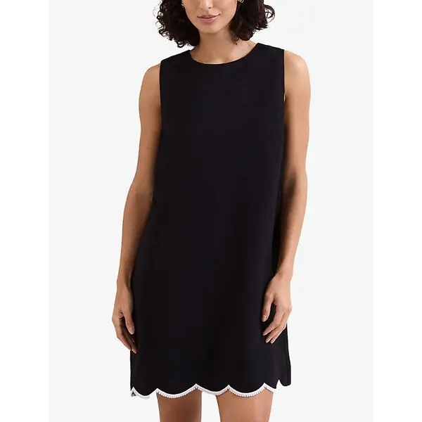 PHASE EIGHT Marta Scalloped Hem Shift Dress