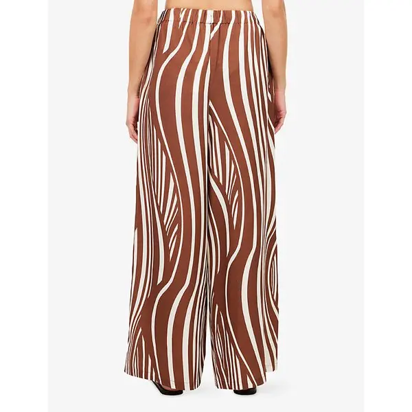 Seafolly Coastline Wide-leg Woven Trousers - Cocoa
