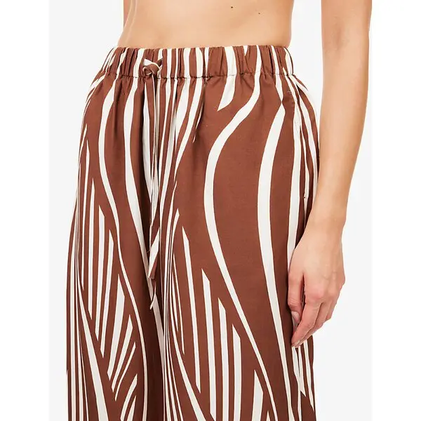 Seafolly Coastline Wide-leg Woven Trousers - Cocoa