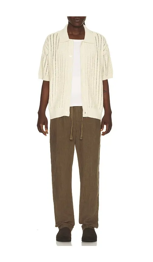 Faherty Brand Linen Drawstring Pants