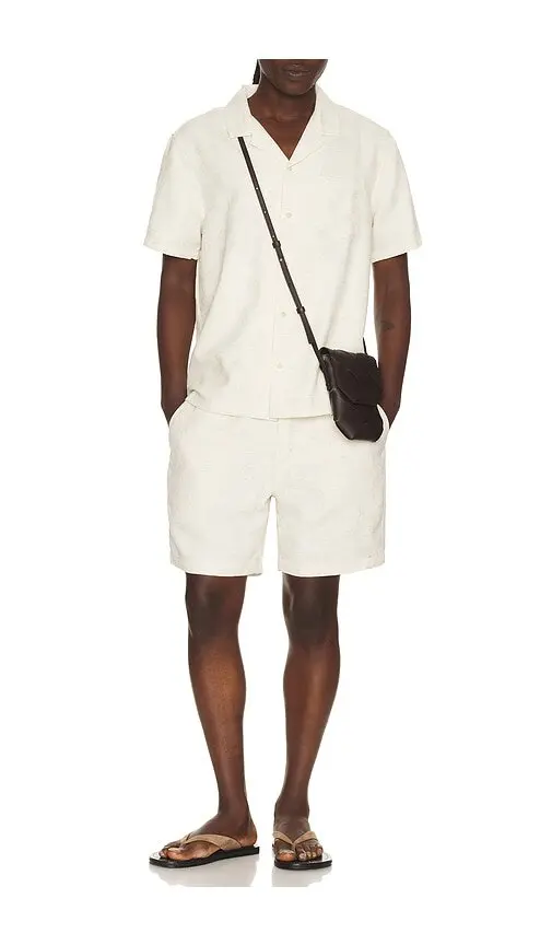 Marine Layer 6 Saturday Jacquard Linen Short