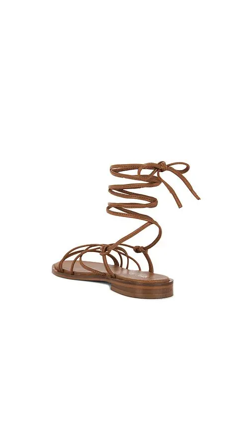 Seychelles Lighthouse Sandal With Wraparound Ankle Straps - Brown