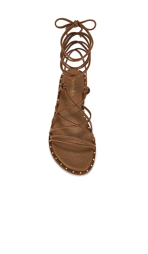 Seychelles Lighthouse Sandal With Wraparound Ankle Straps - Brown