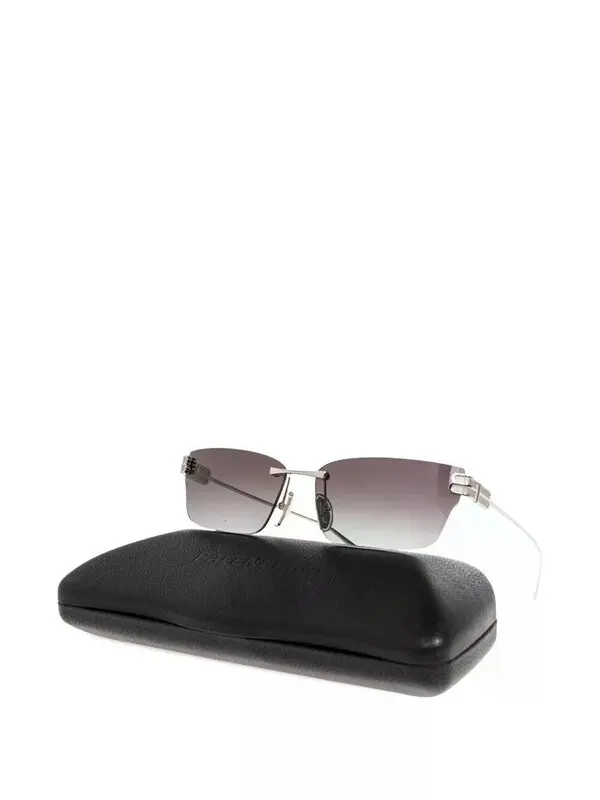 Balenciaga Bb-logo Rimless Sunglasses
