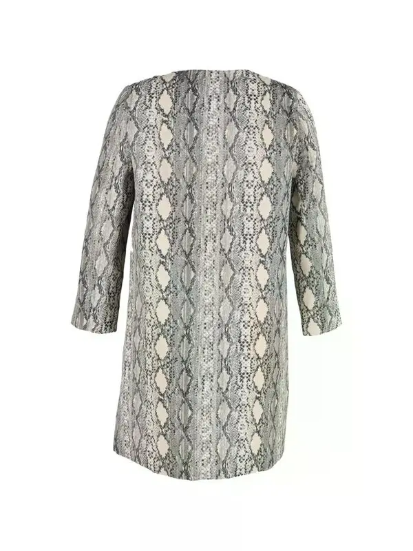 Max Mara Panetto Snake-print Coat