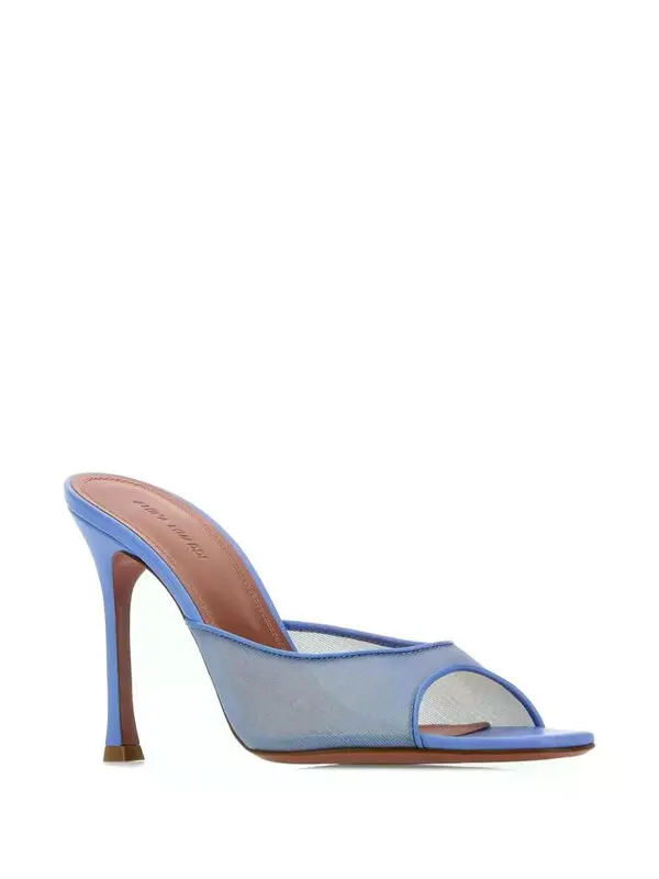 Amina Muaddi Alexa 95 Mesh Mules