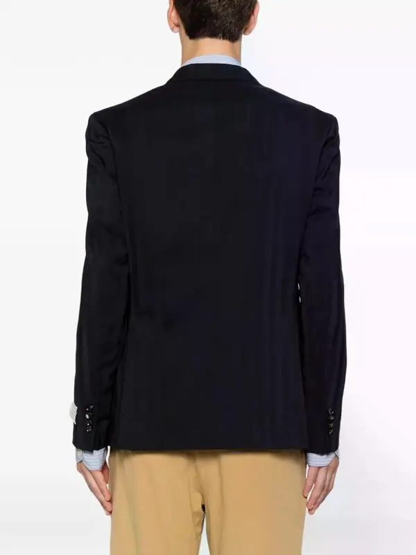 LC23 Double-breasted Pinstripe Blazer