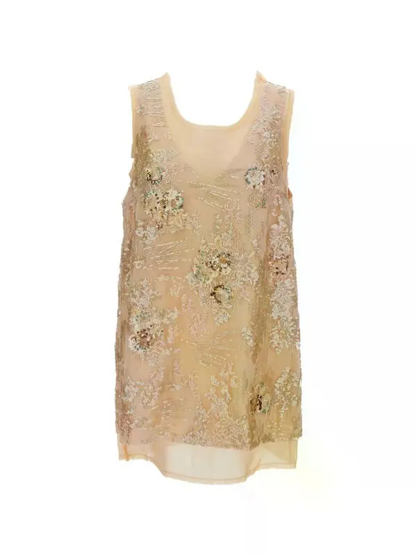 HUI MILANO Embellished V-neck Blouse
