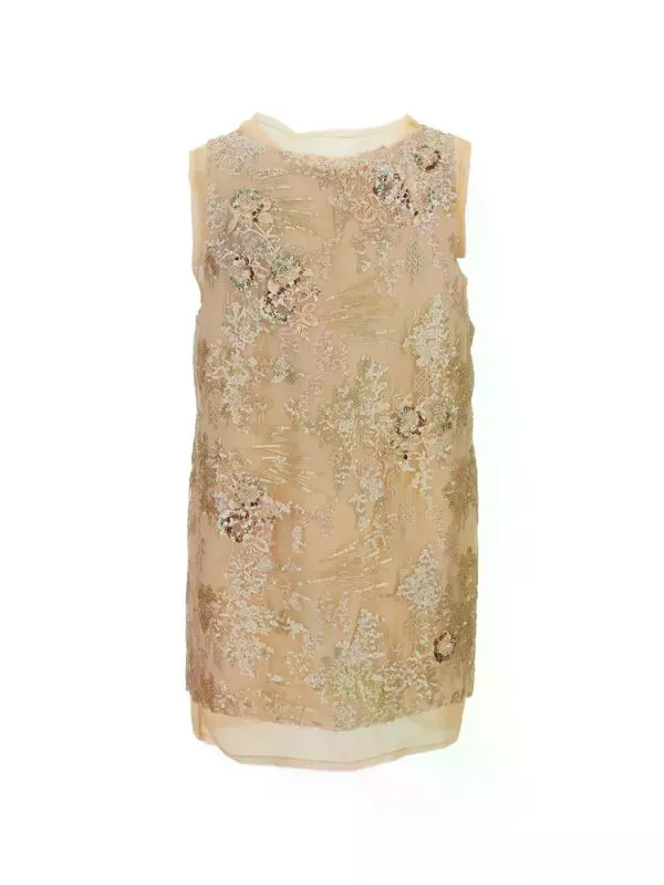 HUI MILANO Embellished V-neck Blouse