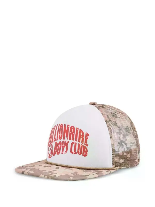 BILLIONAIRE BOYS CLUB Logo Print Camouflage Trucker Hat
