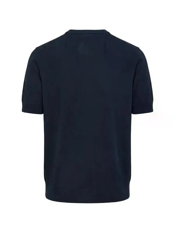 Peserico Contrast-trim Knitted T-shirt