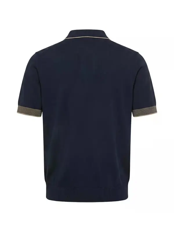 Peserico Zip-fastening Fine-knit Polo Shirt
