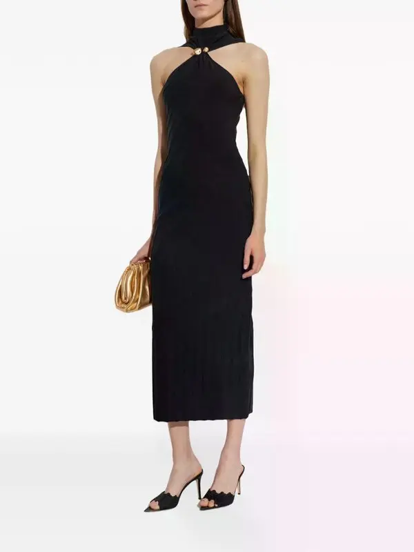 GIANVITO ROSSI Yvonne Lace-panel Scalloped Mules