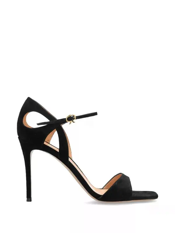 GIANVITO ROSSI Camnero Suede Ankle-strap Pumps