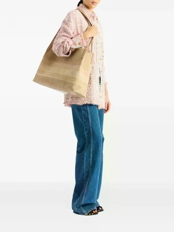 Balmain Medium Release Tote Bag - Neutrals