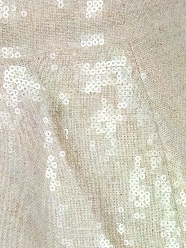 Kiton Sequin-embellished Slit Midi Skirt