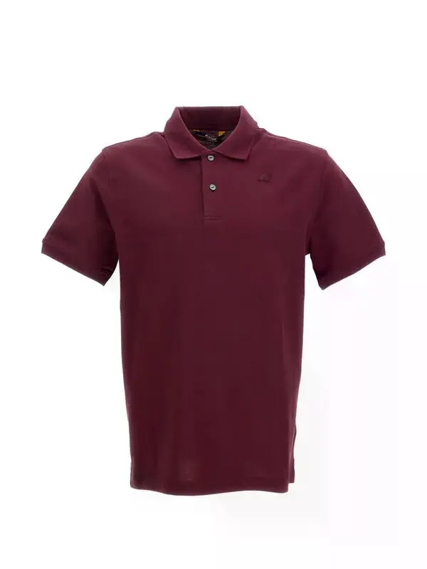 K-WAY Amedee Logo-patch Piqué Polo Shirt