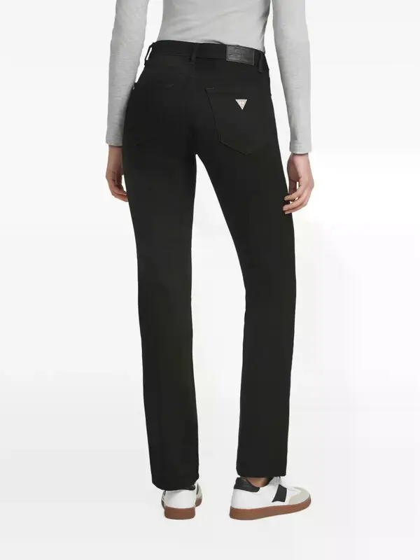 Guess Straight-leg Jeans With Silver-tone Hardware