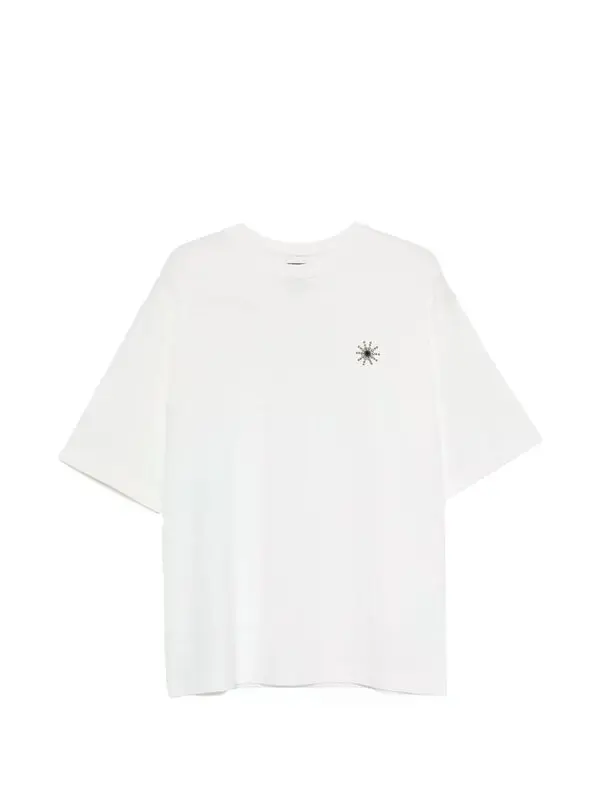 HTC LOS ANGELES Studded-embellishment T-shirt - White