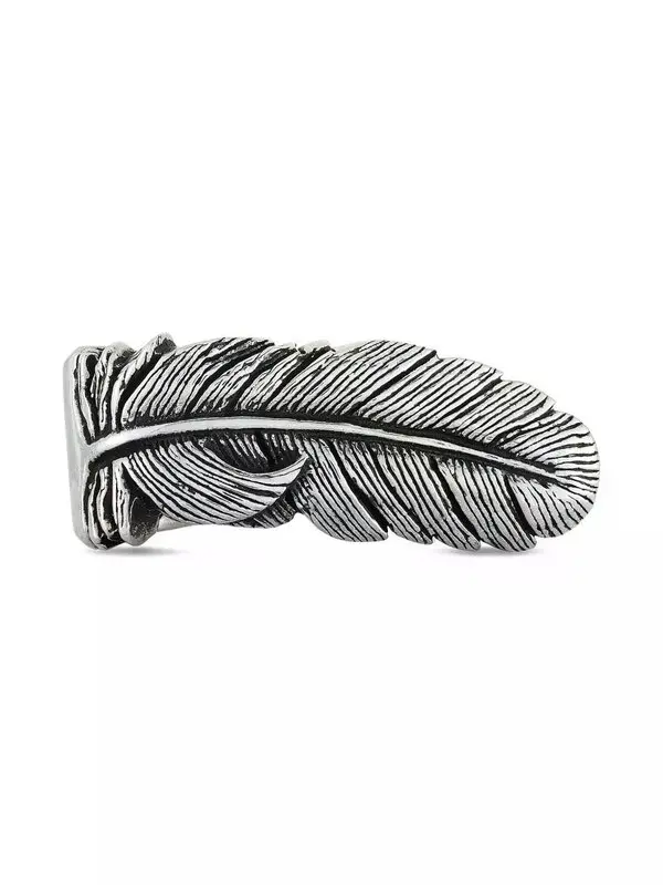 KING BABY STUDIO Sterling Feather Motif Ring