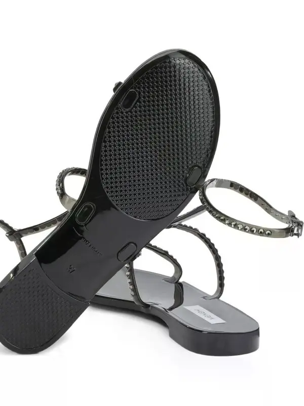 Menghi Crystal-embellished Cage-strap Sandals