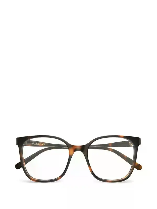 Valentino Garavani Vlogo Tortoiseshell Eyeglasses - Brown