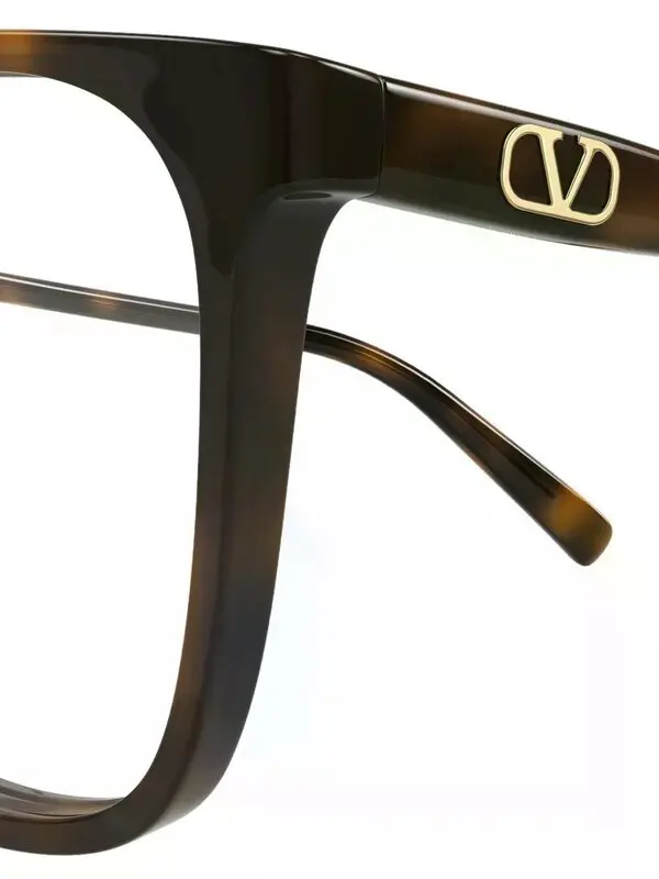 Valentino Garavani Vlogo Tortoiseshell Eyeglasses