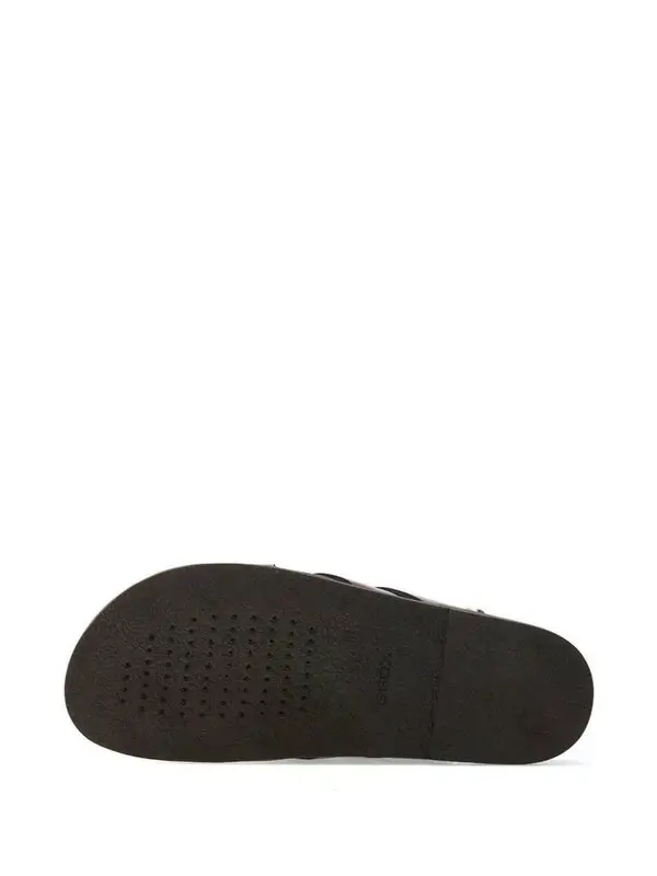 Geox Crossover Strap Slingback Sandals - Brown