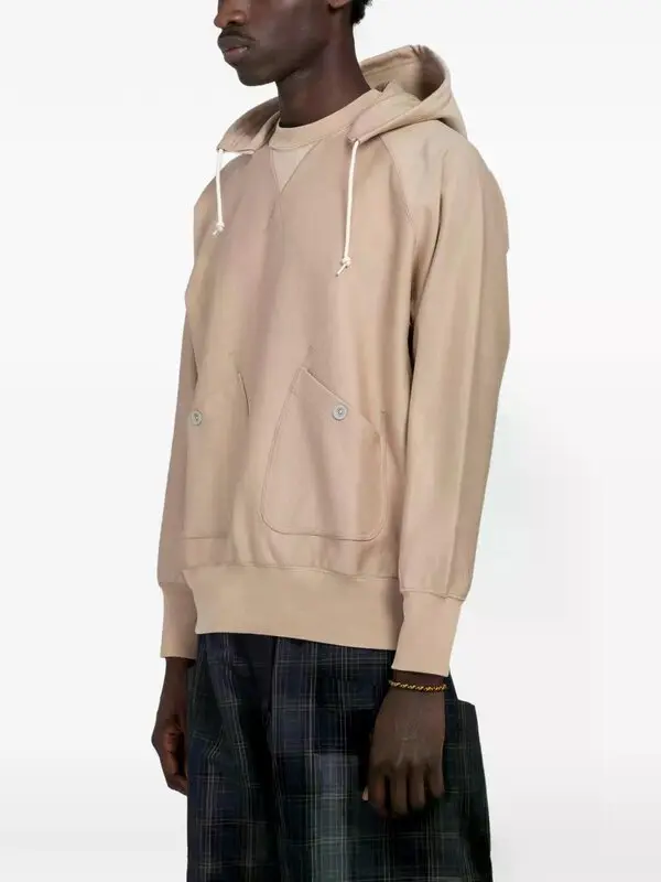 Comme Des Garçons Button-pocket Hoodie