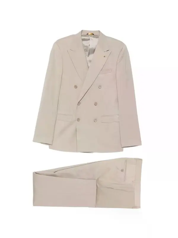 MANUEL RITZ Double-breasted Suit - Neutrals